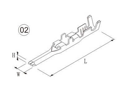 DJ611-2.3X0.6A - 2.3 Series - YUEQING JINHAI AUTOPARTS CO., LTD