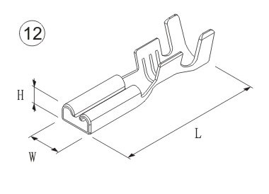 DJ621-A2.8X0.8A - 2.8 Series - YUEQING JINHAI AUTOPARTS CO., LTD