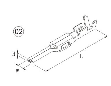 DJ621-F2.2X0.6B - 2.2系列 - 接插件|汽车接插件|护套|连接器|汽车连接器--乐清金海汽配有限公司