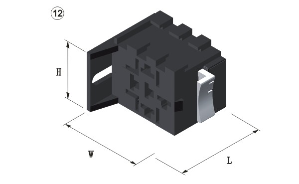 DJJ7058-6.3-21 - 继电器护套系列 - 接插件|汽车接插件|护套|连接器|汽车连接器--乐清金海汽配有限公司